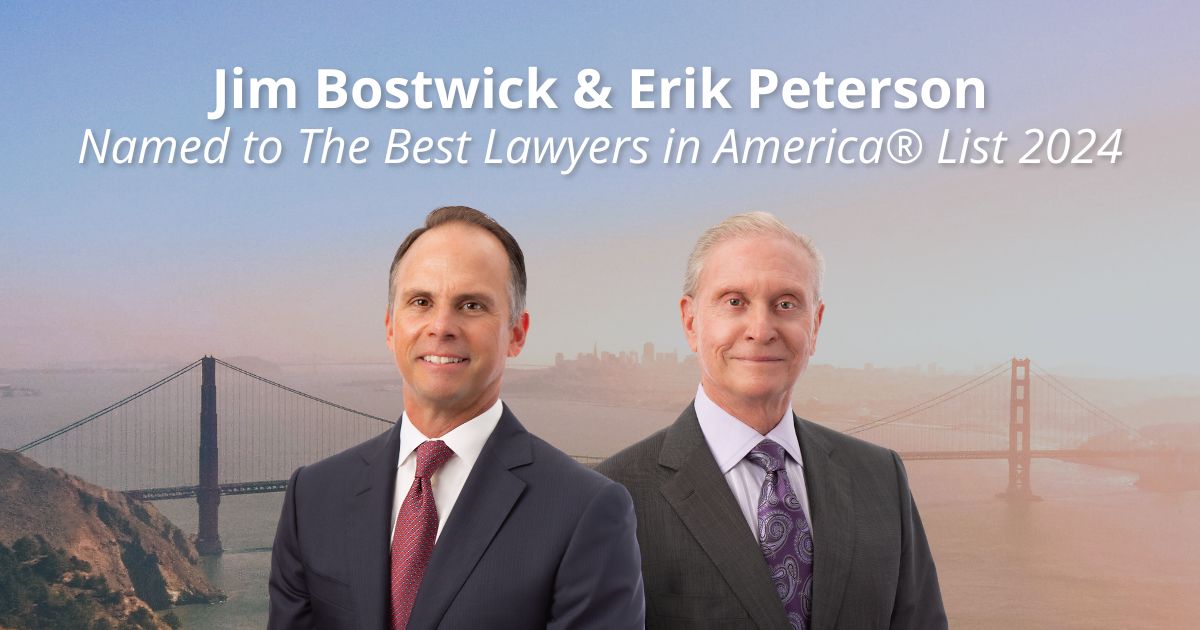 Jim Bostwick, Erik Peterson Named to The Best Lawyers in America® 2024